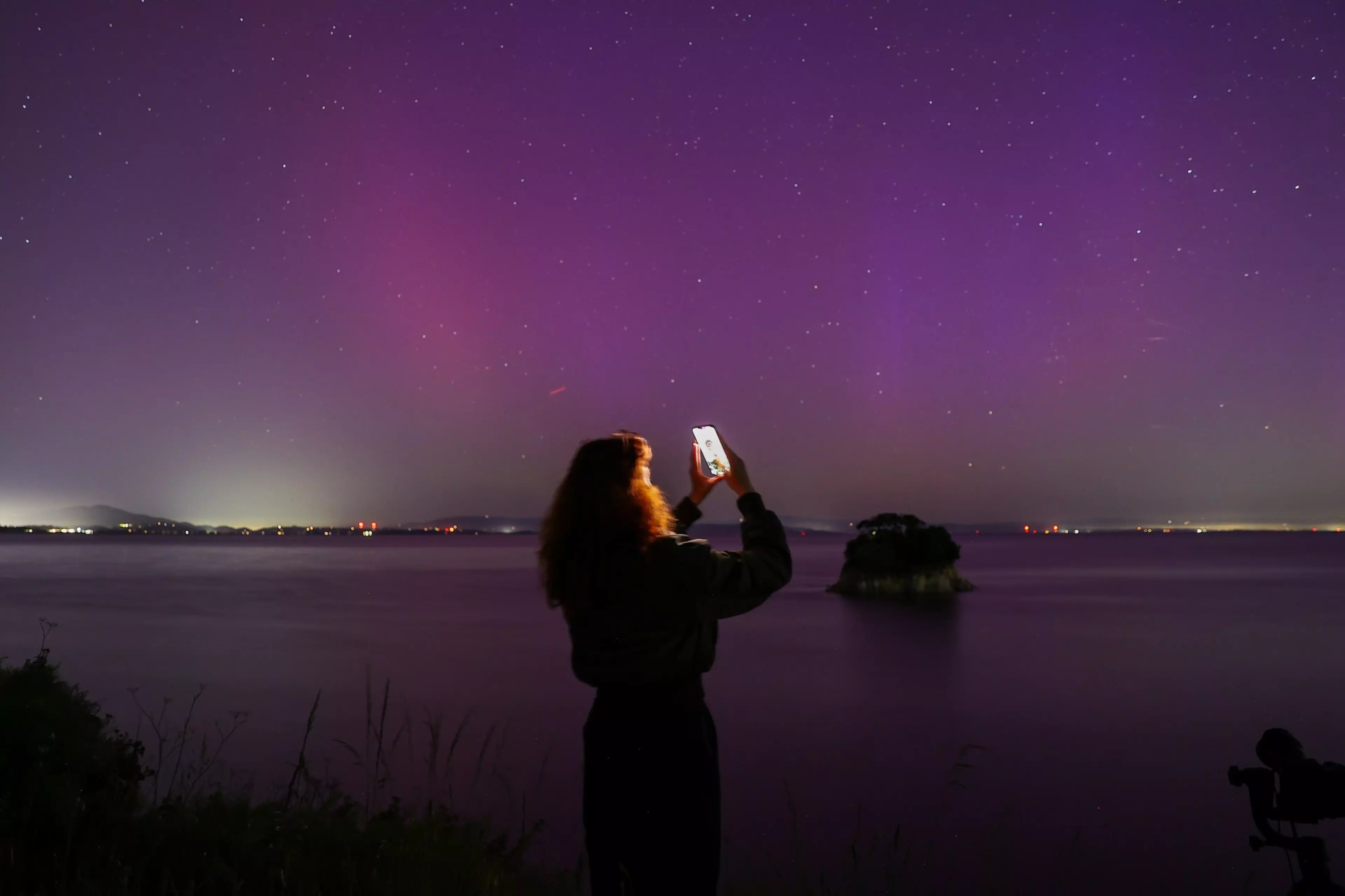 Photos: Northern lights flash, flicker over Bay Area skies