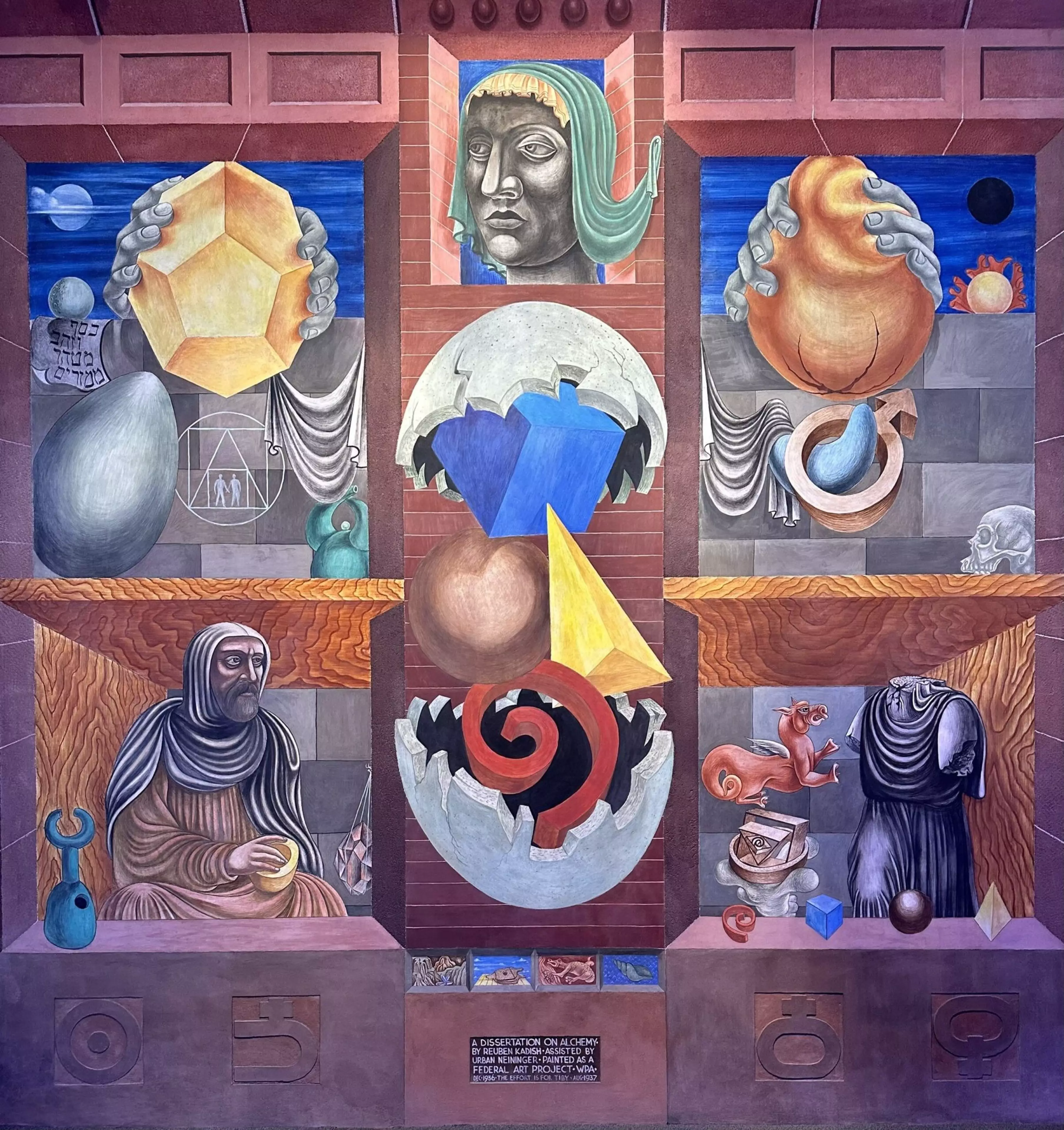 A surrealist Depression-era mural was extensively restored. Here’s how ...