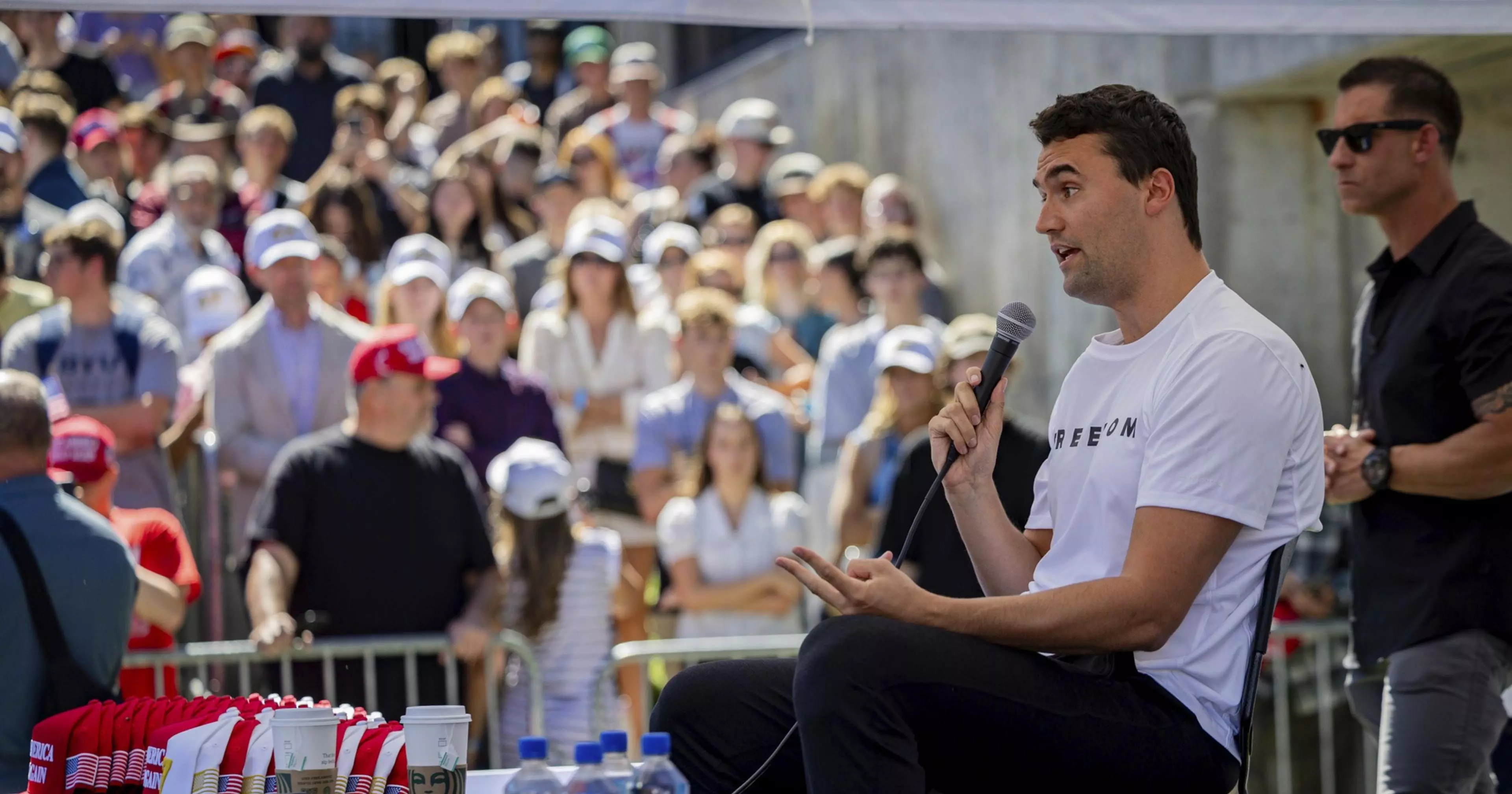 Charlie Kirk assassination reactions: Newsom cancels event; Harris ...
