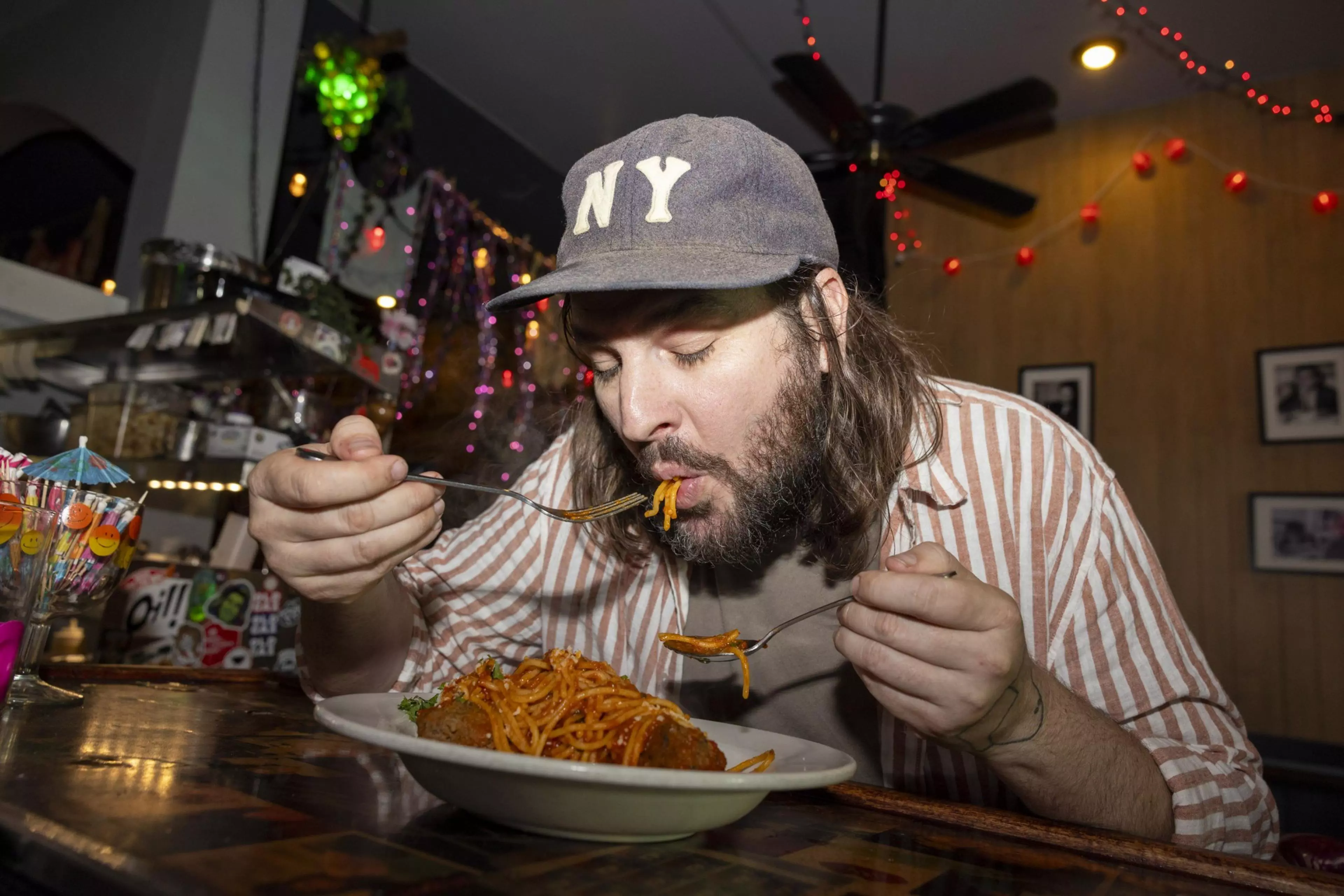 A spaghetti-and-meatballs joint gets new life as a late-night cocktail ...