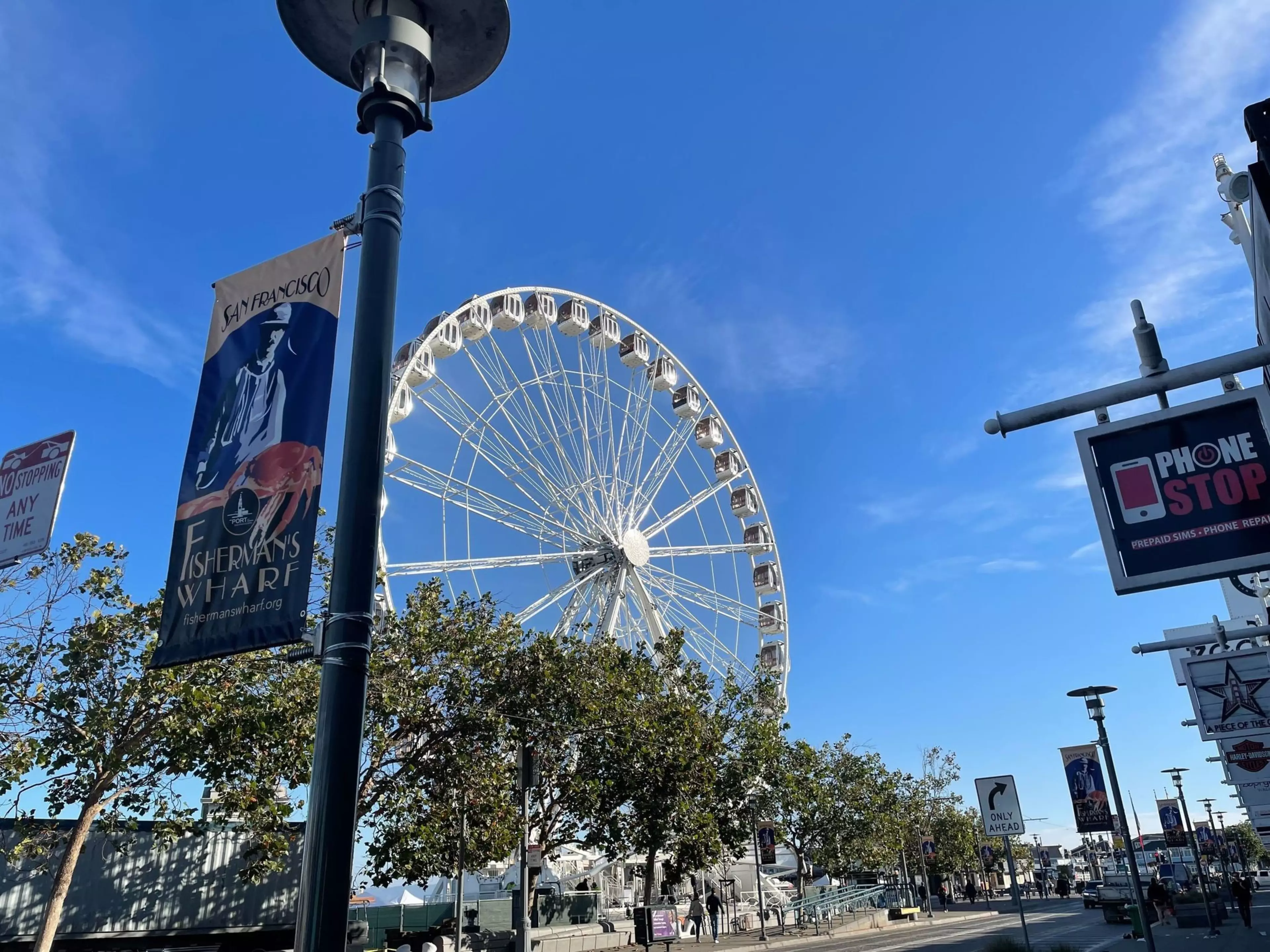 Giant Ferris wheel moves to Fisherman’s Wharf. Here’s when you can ride it