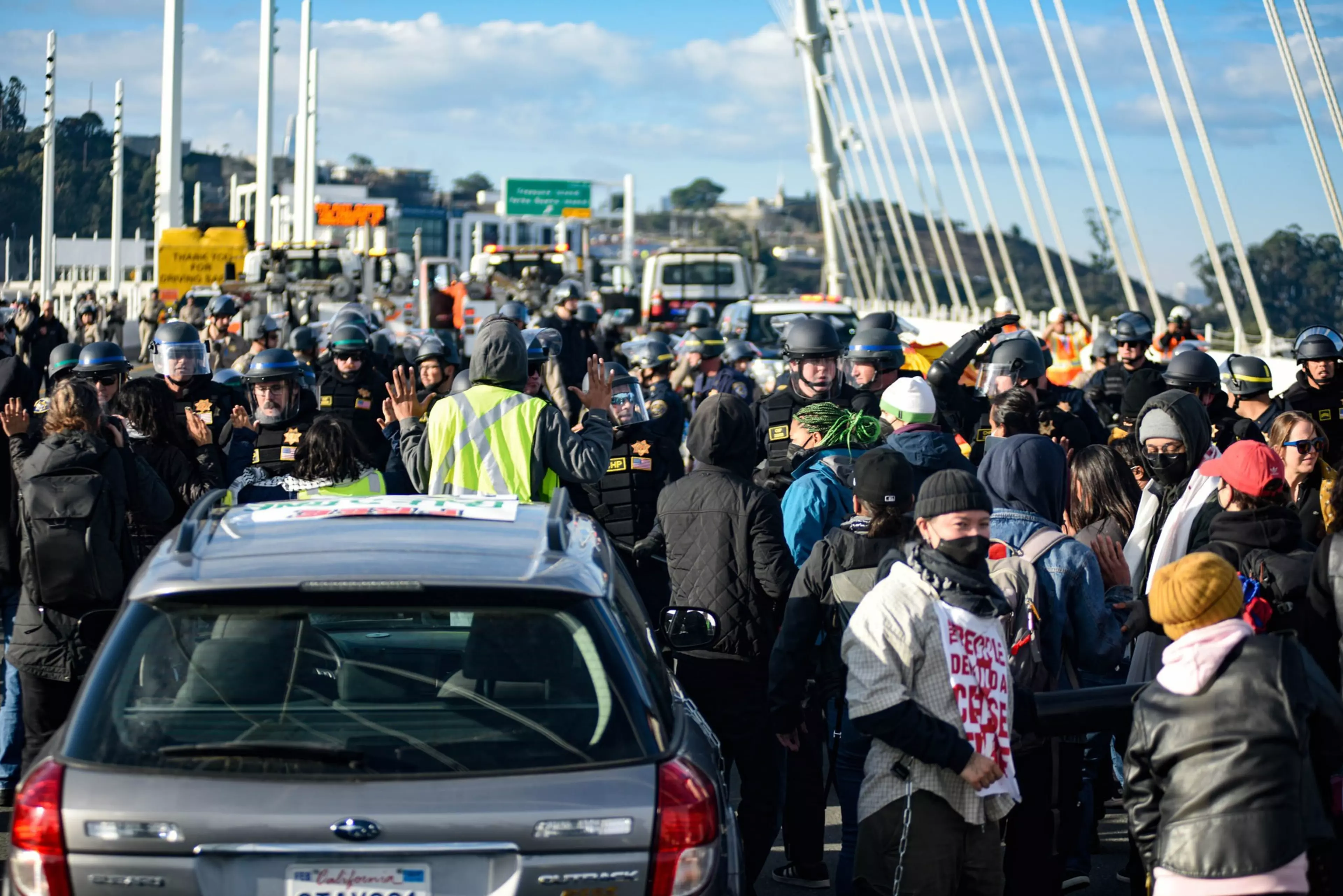 Bay Bridge protesters will face charges in San Francisco, DA says