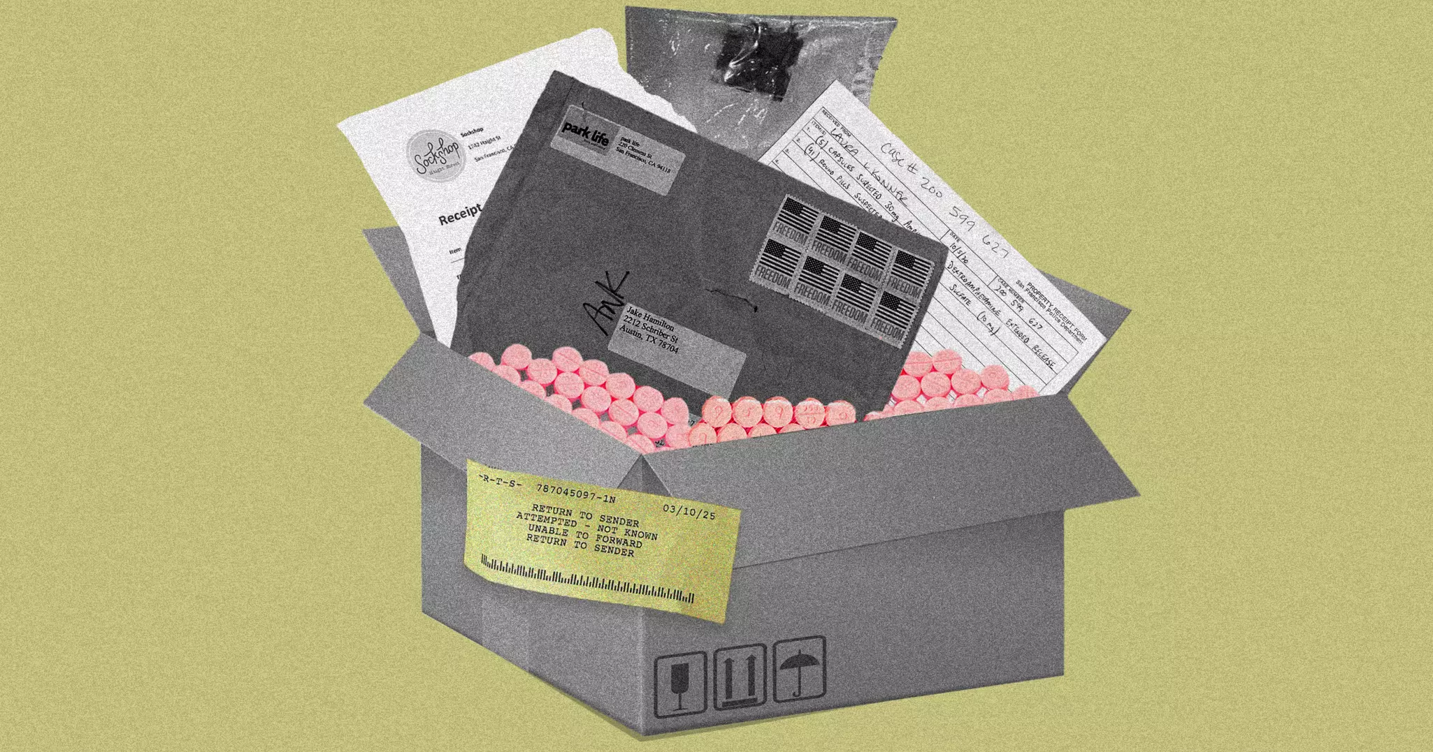 At least 3 SF shops received ‘returned’ packages filled with drugs