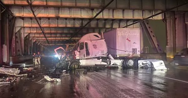 Big-rig crash cleared after blocking Bay Bridge traffic for hours