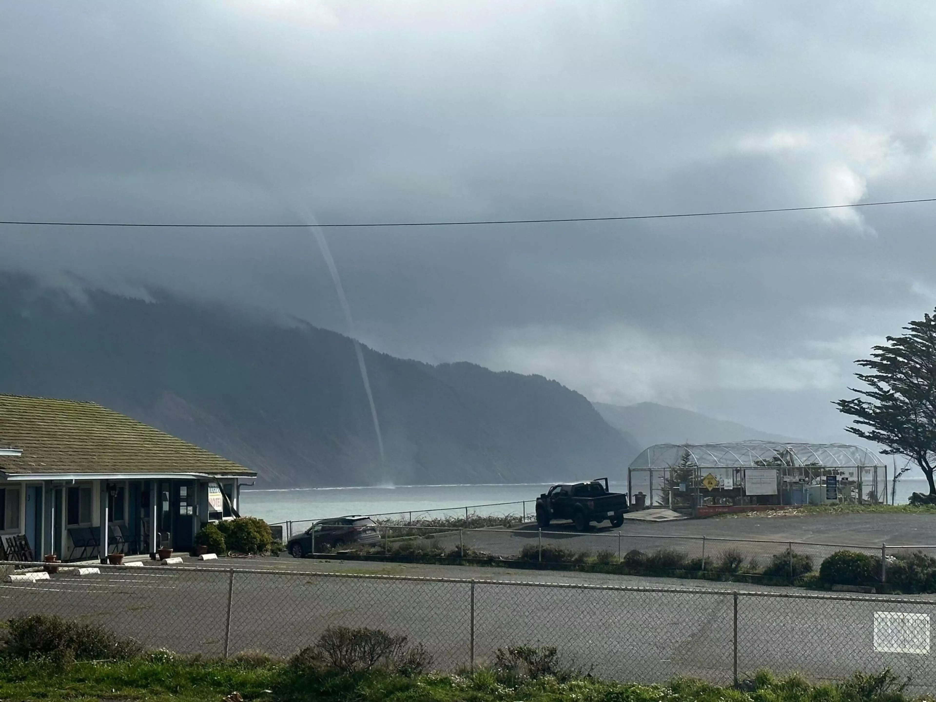 ‘Snowball from heaven’: Rare water tornado hits Humboldt County