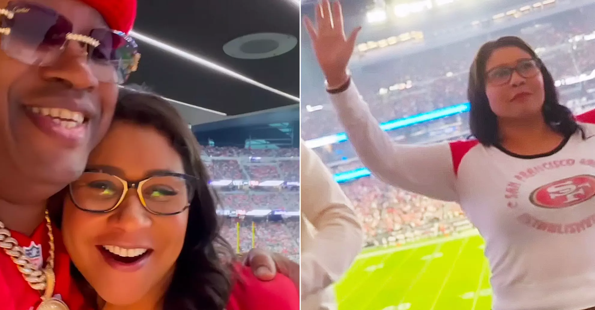 Day after SF floods, Mayor Breed parties in Vegas with E-40 at 49ers game