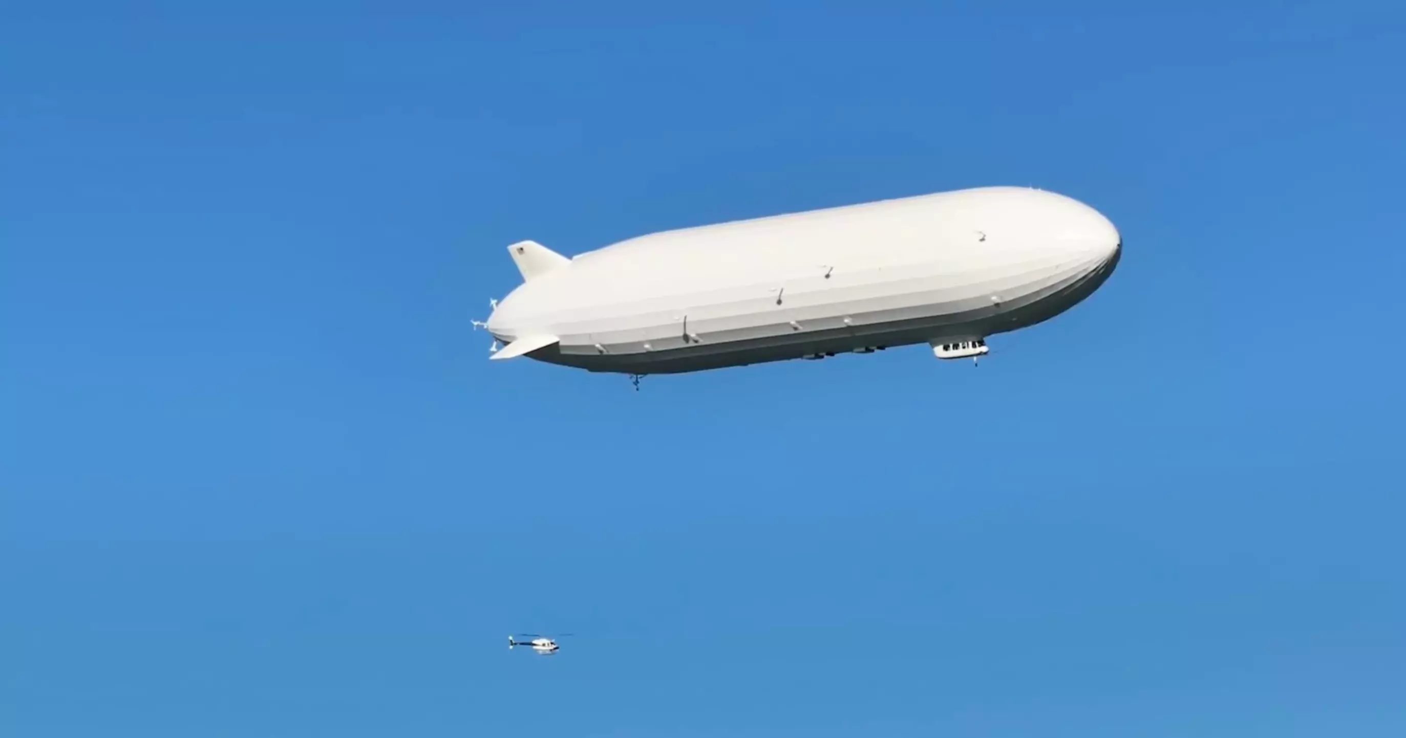 Don’t you dare call it a blimp! Huge ‘airship’ floats again over SF