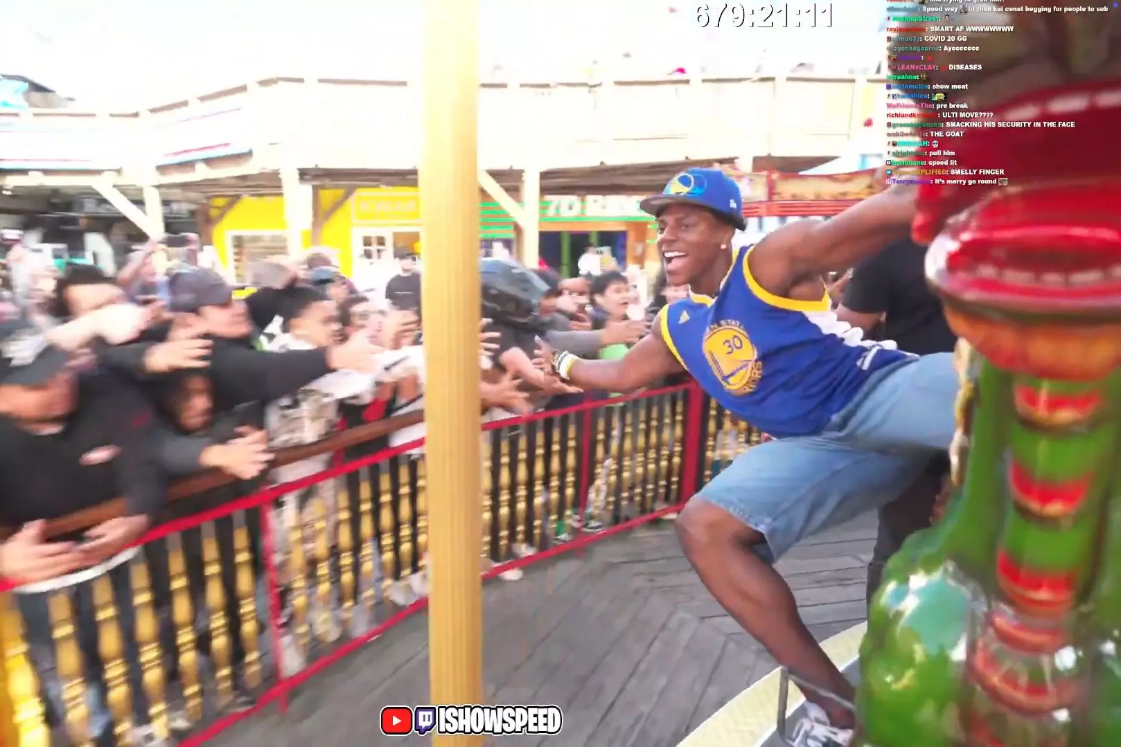 Watch as mega-influencer IShowSpeed gets mobbed all over San Francisco