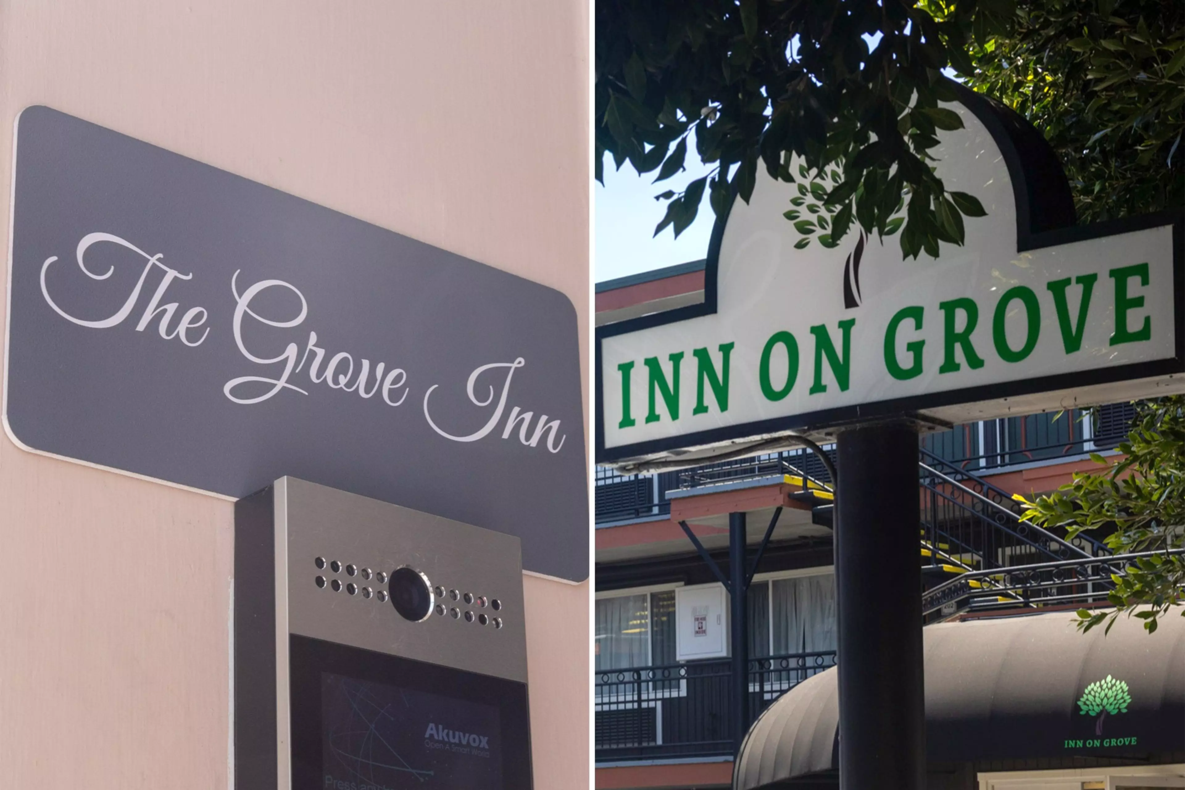 The Grove Inn vs. the Inn on Grove: One street, two hotels, many ...