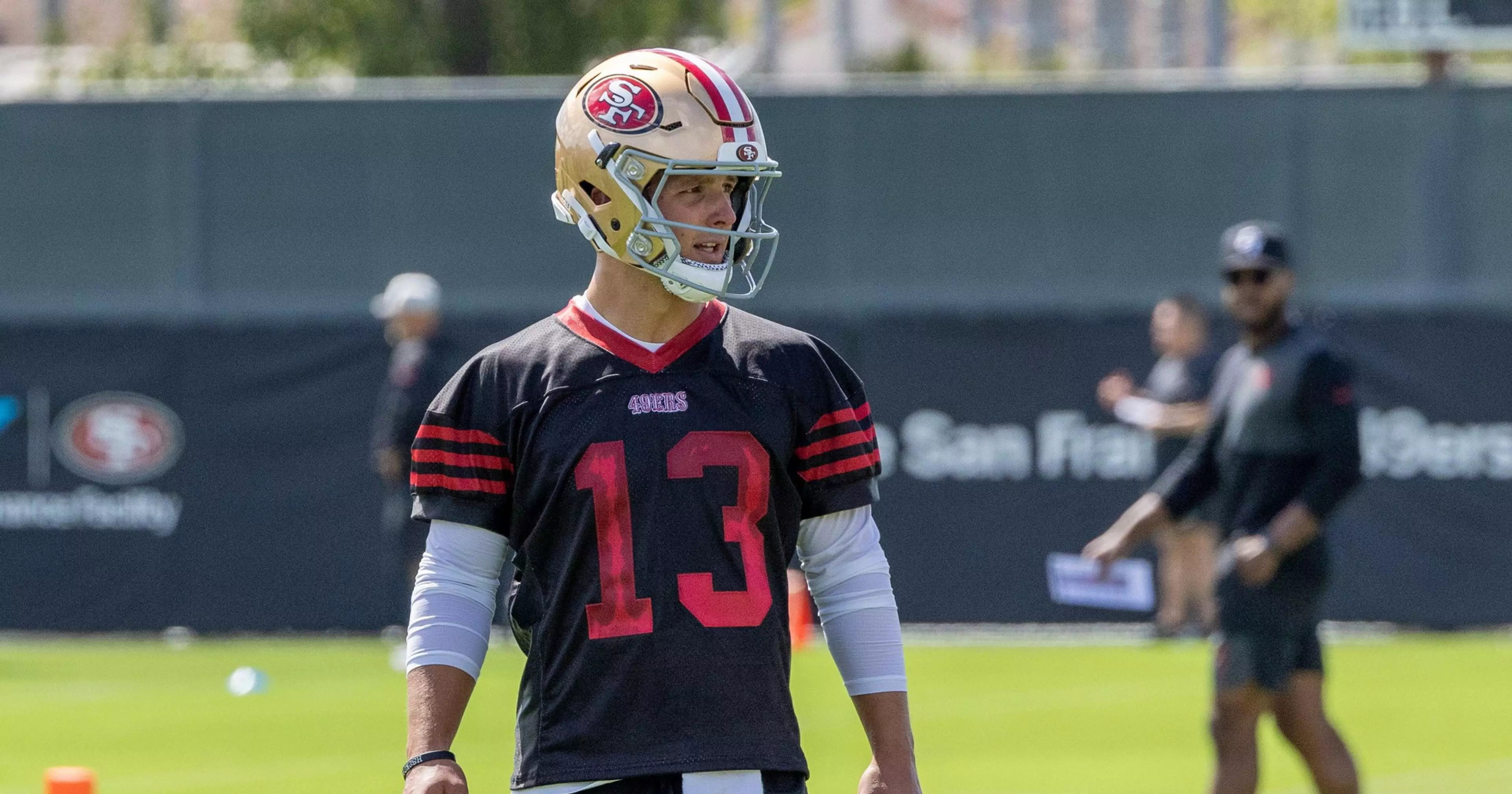 Brock Purdy becomes a dad, returns to dazzle at 49ers training camp
