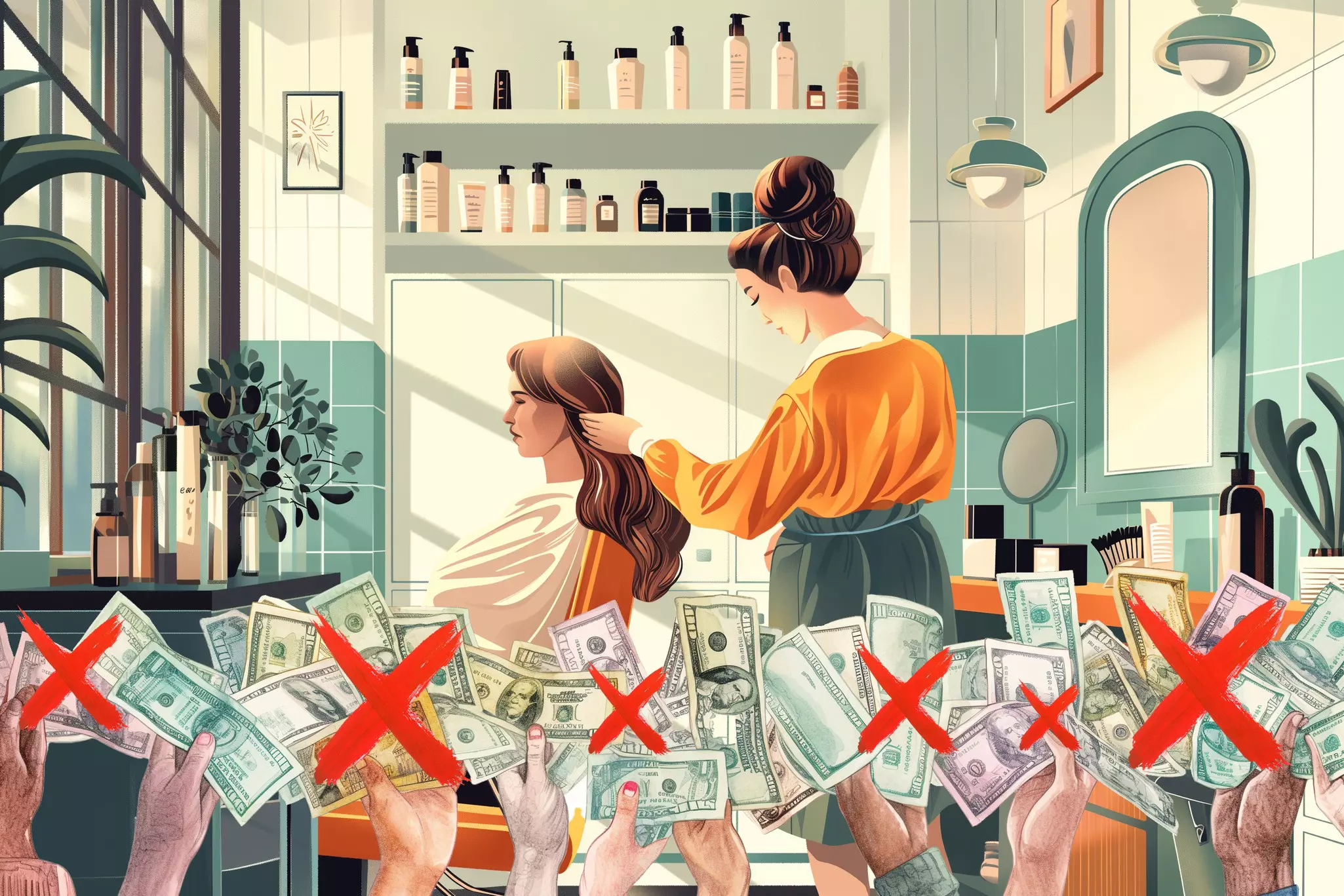 No tip, no problem: Hair salons are going gratuity-free and cutting out the awkwardness