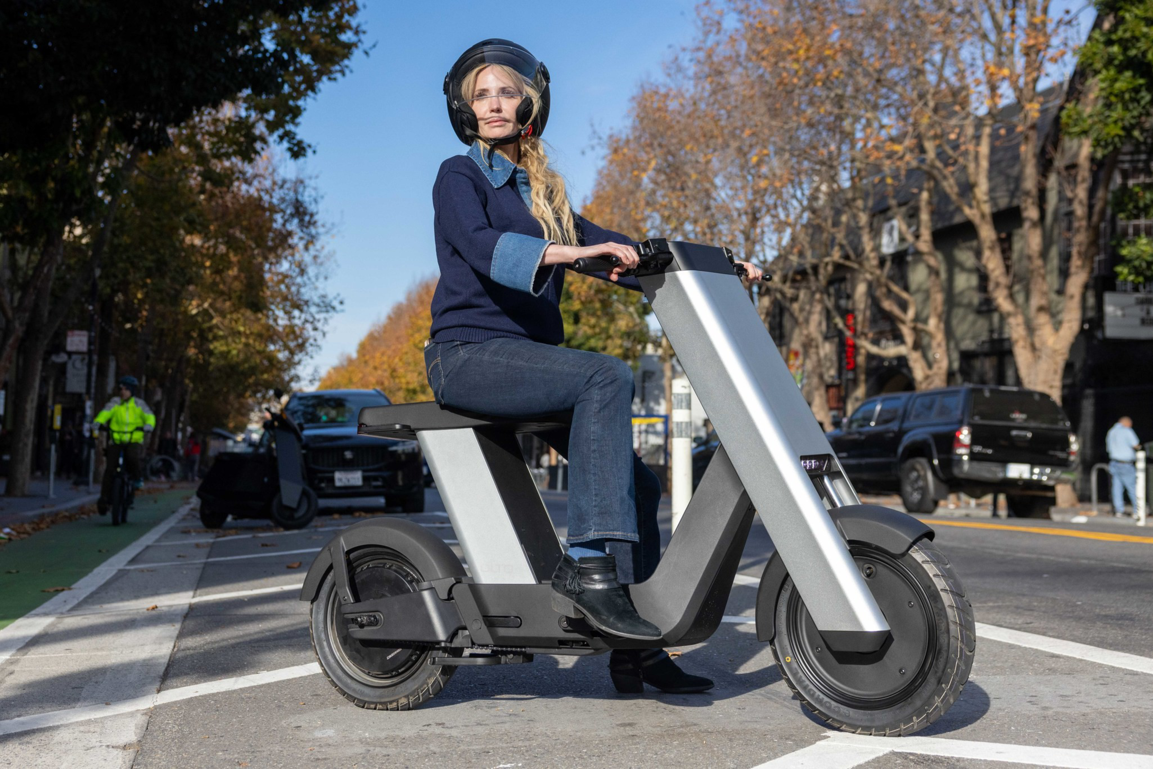 It looks like a Cybertruck mated with a Vespa. But how does this $10K ...