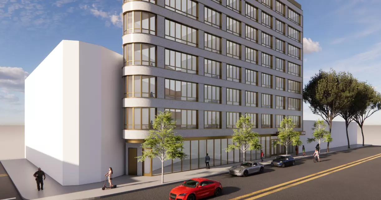 Long-vacant Mission lot to get a Dorito-shaped apartment building