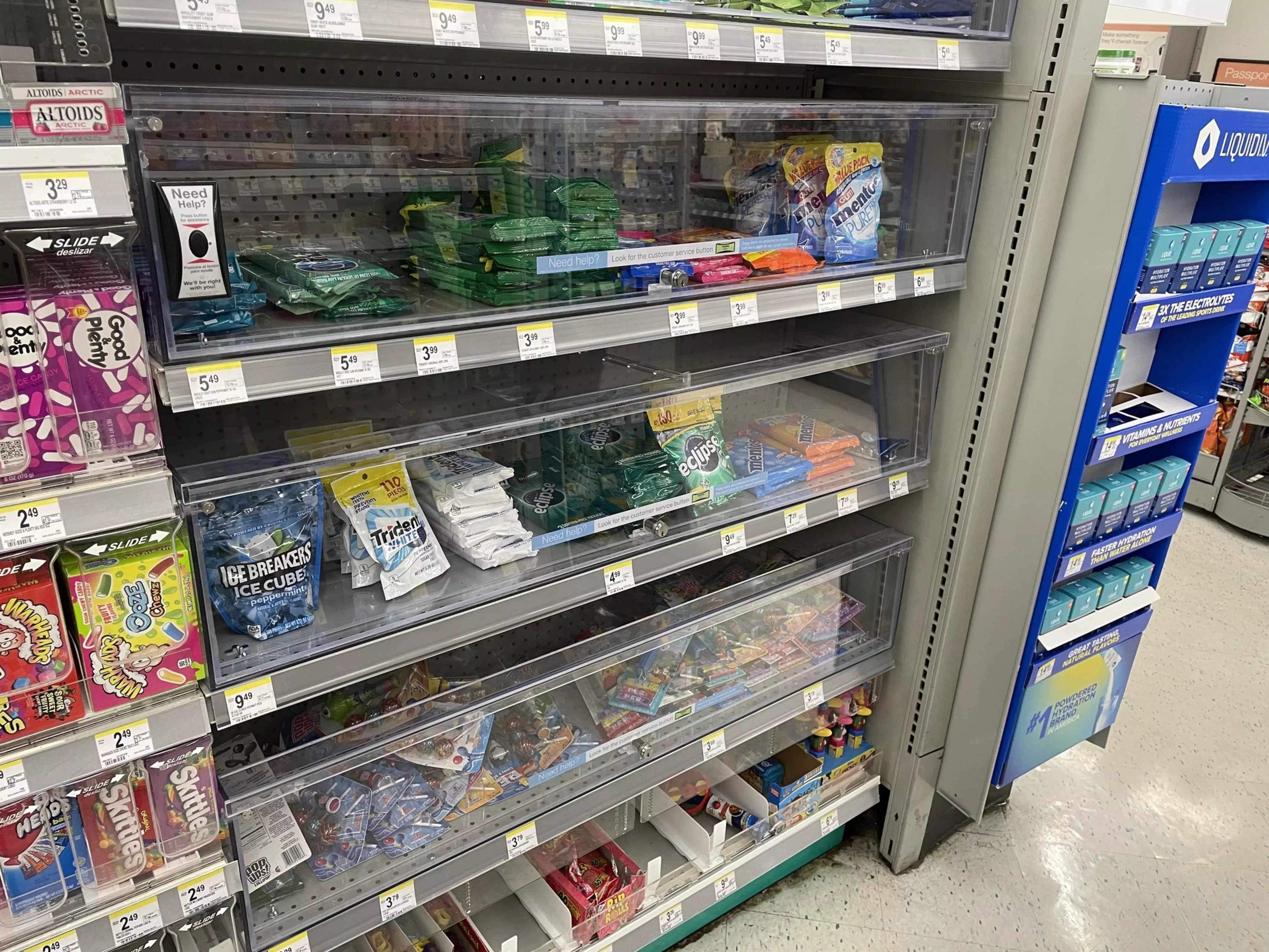 It’s come to this: Even gum is locked up in this San Francisco Walgreens